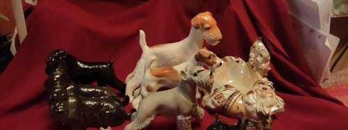 Терьеры - статуэтки собак из личной коллекции