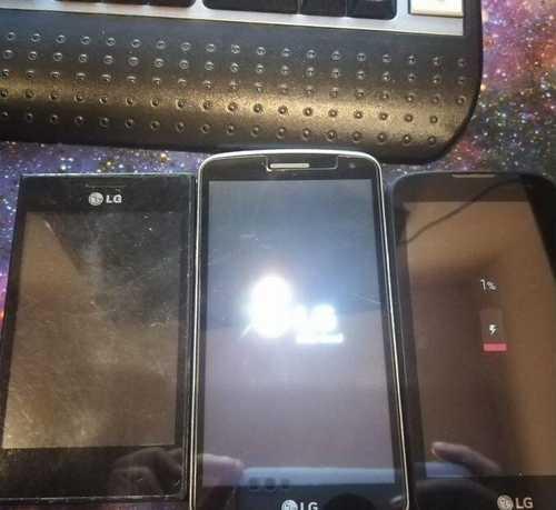 Продам 3 телефона: LG E615; LG K5; LG K3