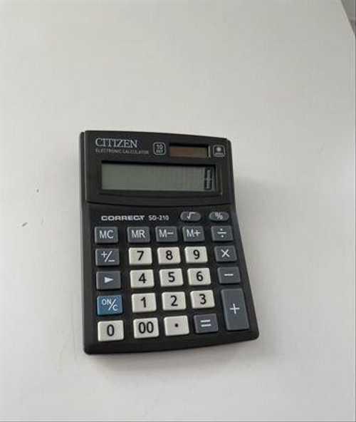 Калькулятор citiZen sd-210