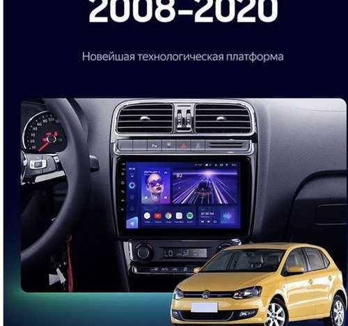 Штатная магнитола Volkswagen polo Teyes