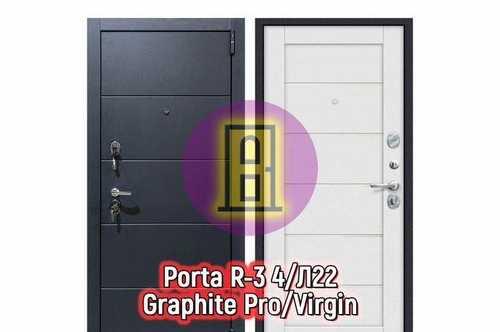 Дверь входная Porta R-3 4/Л22 Graphite Pro Virgin
