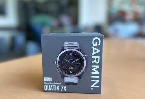 Garmin Quatix 7x sapphire solar titanium / мск