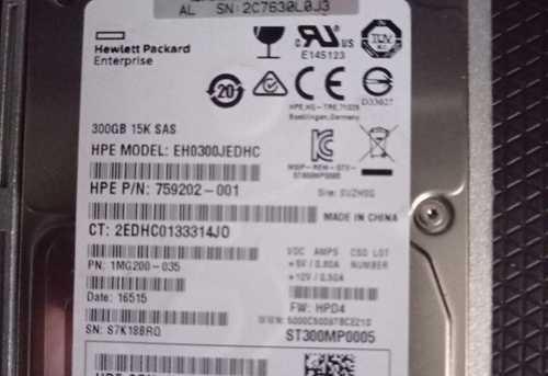 HDD HPE 300Gb 12G 15K SAS