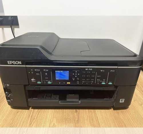 Мфу струйный epson WF-7515 рабочий