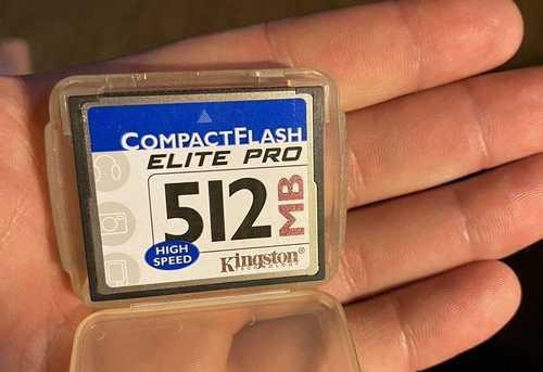 Compact Flash elite pro 512mb