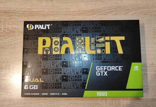 Видеокарта Palit gtx 1660 dual 6gb