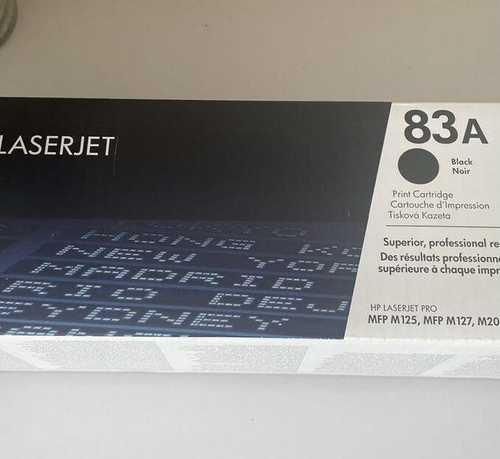 Картридж HP CF283A, 1500 стр, черный