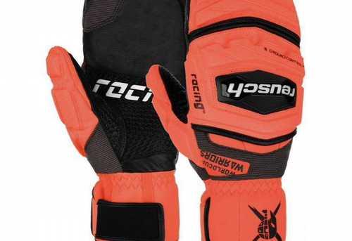 Варежки reusch Warrior GS Mitten Black/Fluo Red