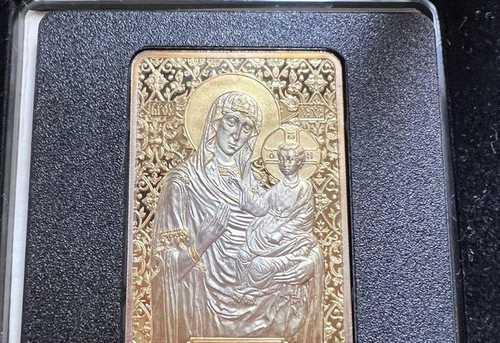 Икона Богородицы Барколабовская серебро