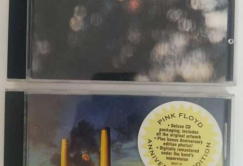 Cd диски фирменные pink floyd 2шт