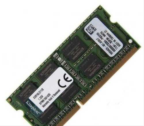 Оперативная память для ноутбука SO-dimm ddr3l, 8 Г