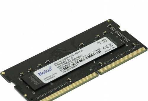 Оперативная память so dimm Netac ddr4 16gb 3200Mhz