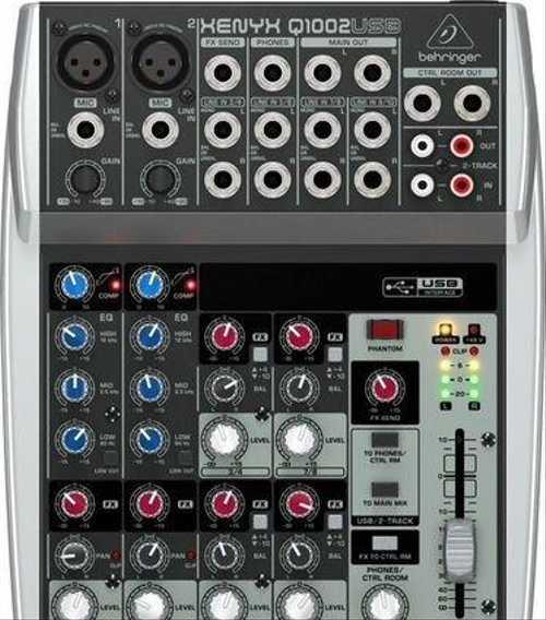 Студийное оборудование Behringer q1002usb