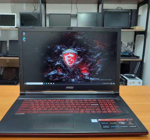 Игровой ноутбук MSI 17,3" i7/16gb/1256gb/GTX1050