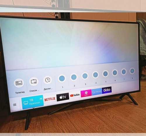 4K телевизор samsung 43 дюйма 110 см SMART TV HDR