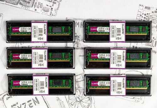 Оперативная память dimm DDR2 Kllisre 2GB 800