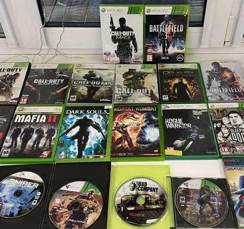 Диски на Xbox 360 лицензия прошитый