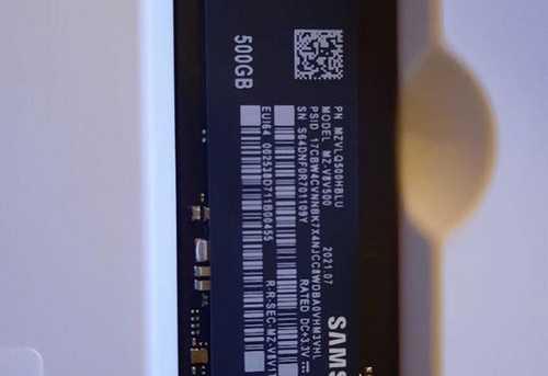 SSD m2 накопитель Samsung 980 500 Гб