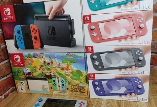 Прошитые Nintendo Switch V1\V2\Lite 256гб MicroSD