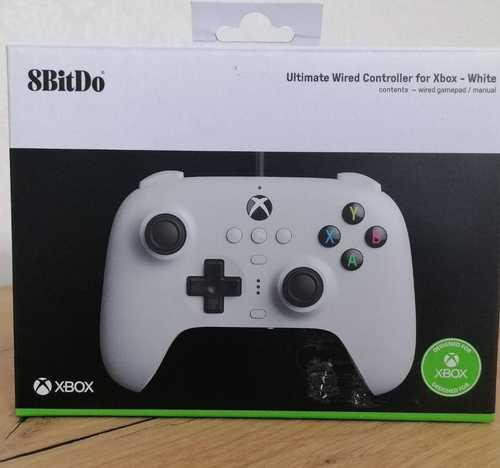 Геймпад проводной 8BitDo Ultimate for Xbox белый