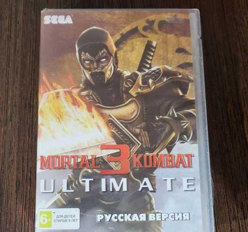 Картридж для sega Ultimate Mortal Kombat 3