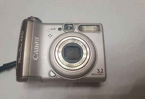 Фотоаппарат Canon A510 для ретро фото