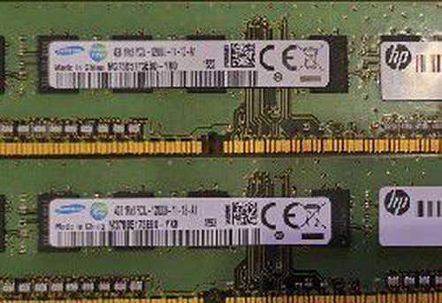 Оперативная память ddr3 4 gb Samsung для пк