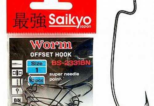 Крючки Saikyo BS-2331 Worm BN №1 (10 шт)