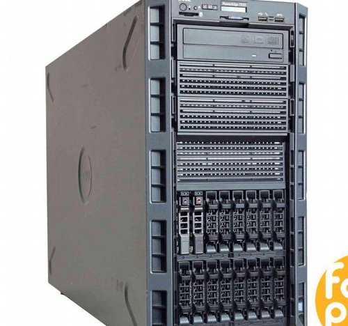 Сервер dell T630 16SFF 2xE5-2687Wv3 256GB, H730