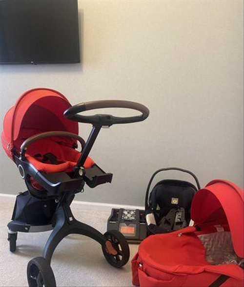 Коляска Stokke Xplory V6 + аксессуары