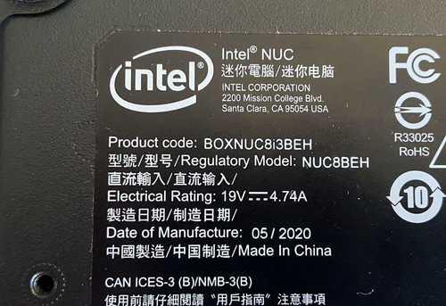 Intel nuc i3, 24gb, 960gb