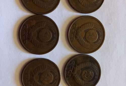 Коллекция монет 5 копеек 1980г