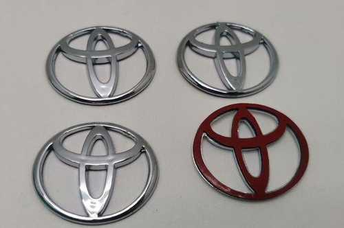 4шт значки самоклеящиеся для Toyota 45мм*40мм