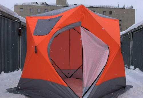 Зимняя палатка куб трехслойная