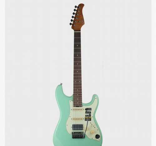 Электрогитара Mooer gtrs S801 Surf Green со встроенным процессором