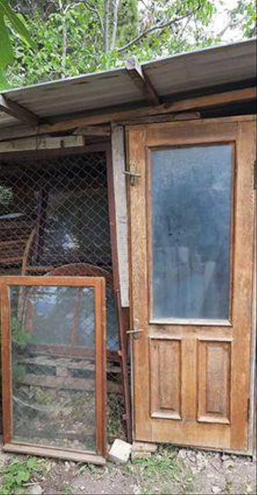 Окна и двери деревянные бу