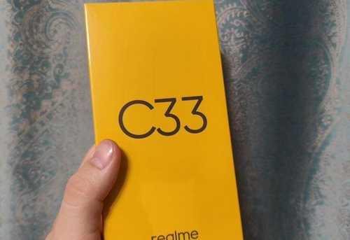 Запечатанный Realme C33 3/32гб новый смартфон
