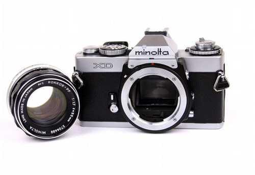 Minolta XD + Minolta MC Rokkor-PF 55mm f1.7