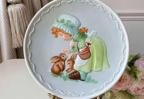 Винтажная декоративная Тарелка Franklin porcelain
