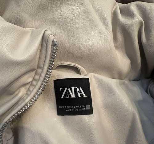 Куртка подростковая Zara эко кожа