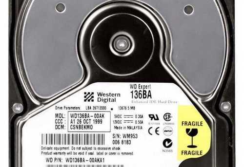 Жесткий диск Western Digital WD136BA 13Gb 7200 IDE