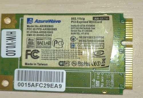 Контроллер wlan Wi-Fi AzureWave ar5bxb63, AW-G