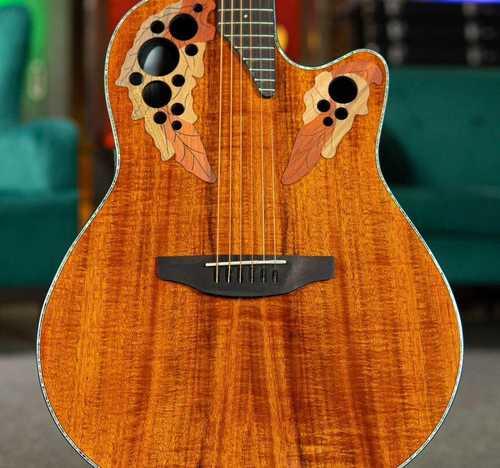 Ovation CE44P-fkoa Celebrity Elite Plus Mid Cutawa