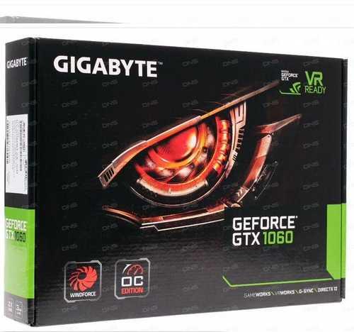 Видеокарта Gigabyte GeForce GTX 1060 WF OC 3072MB