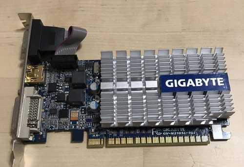 Видеокарта gt 210 1gb gigabyte