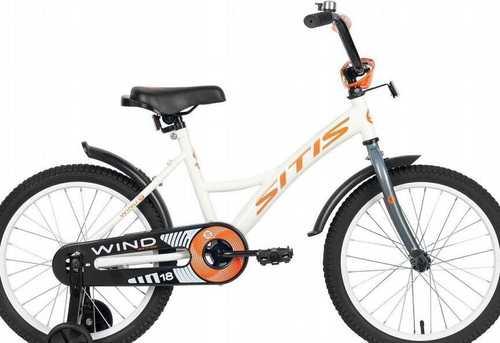 Велосипед sitis wind 18 (2023) White-Orange