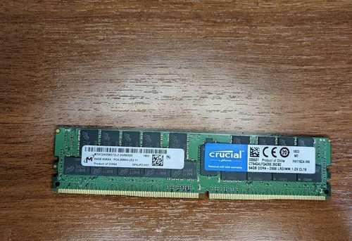 Оперативная память ddr4 64GB Crucial (Micron) 4DRx