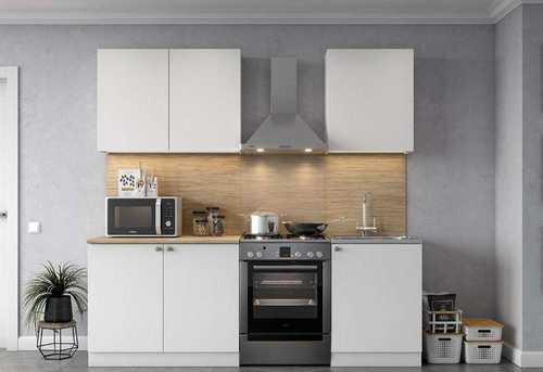 Новая белая кухня, кухонный гарнитур 1,6 м