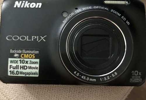 Компактный фотоаппарат Nikon coolpix S6300
