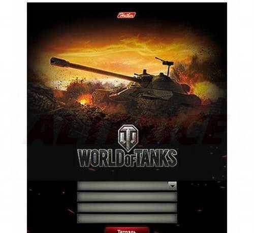 Тетрадь World of Tanks (клетка на скобе, А5, 12 л